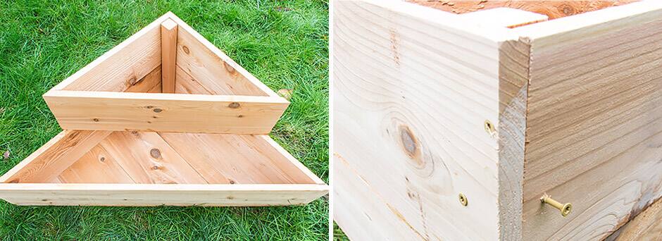 DIY Corner Planter - The Home Depot