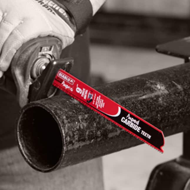 DIABLO 6 in. 8 TPI Steel Demon AMPED Carbide Reciprocating Saw Blade ...