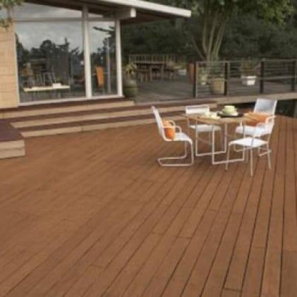 BEHR DECKplus 5 gal. #SC-110 Chestnut Solid Color Waterproofing ...