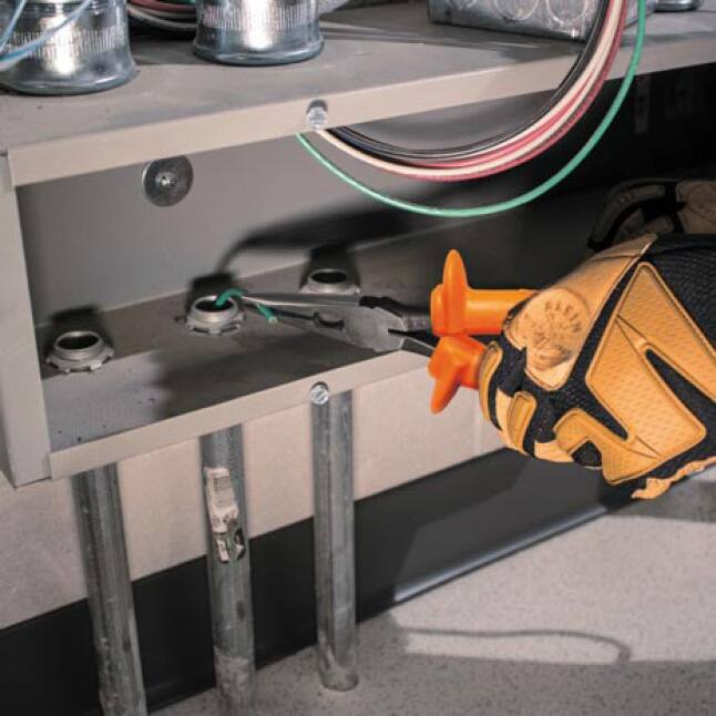 Klein Tools 8 in. Insulated High Leverage Diagonal Cutting Pliers D228 ...