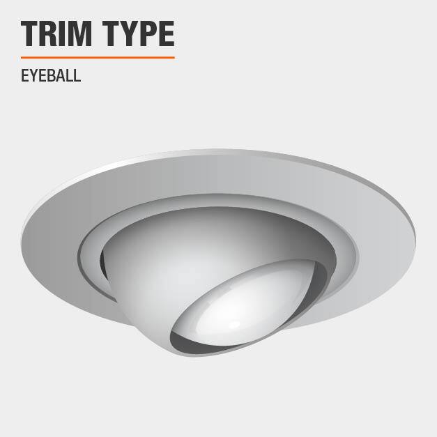 Commercial Electric 6 in. R30 White Recessed Can Light Eyeball Trim CAT603