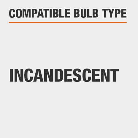 Hampton Bay Hamilton 16 in. 2-Light Brushed Nickel Fluorescent Flush ...