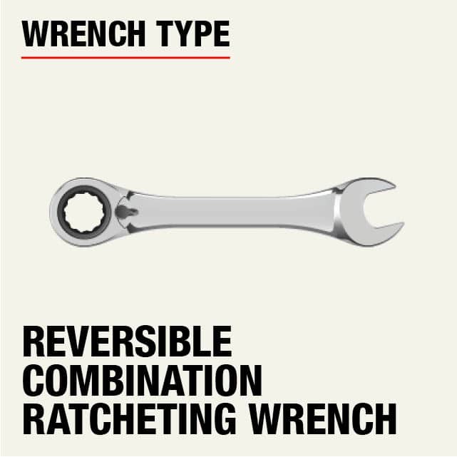 Husky SAE Ratcheting Reversible Combination Wrench Set (5-Piece ...