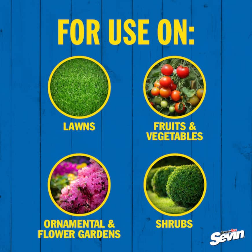 Sevin 1 lb. Ready-to-Use 5% Dust Garden Insect Killer Shaker Bottle (3 ...