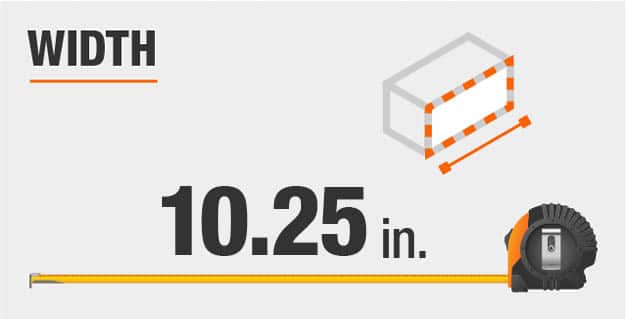 Pavestone RumbleStone Trap 3.5 in. x 10.25 in. x 7 in. Cafe Concrete ...