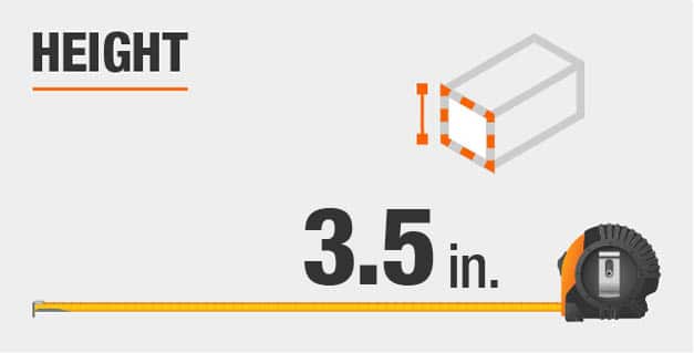Pavestone RumbleStone Trap 3.5 in. x 10.25 in. x 7 in. Cafe Concrete ...