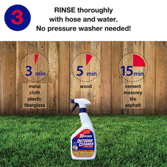 30 Seconds 1 qt. Ready-to-Use Outdoor Cleaner 100047550 - The Home Depot