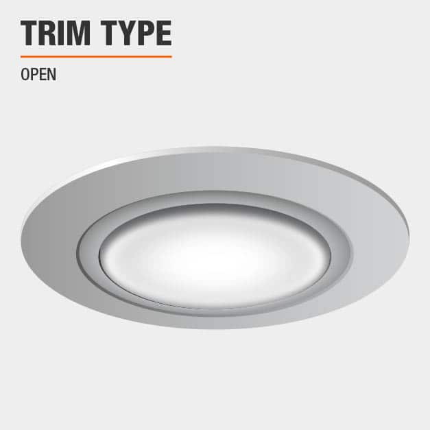 Commercial Electric 6 in. Bronze Recessed Can Light LED Trim Ring ...