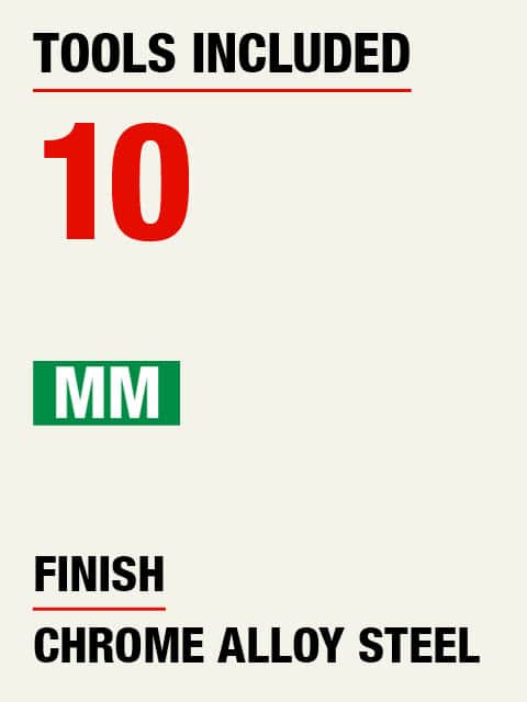 Husky 1/4 in. Drive Deep Metric Socket Set (10-Piece) H4DDPMM10PCSR ...