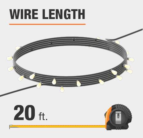 Low-Voltage Black LED String Light 8419-3511-10 - The Home Depot