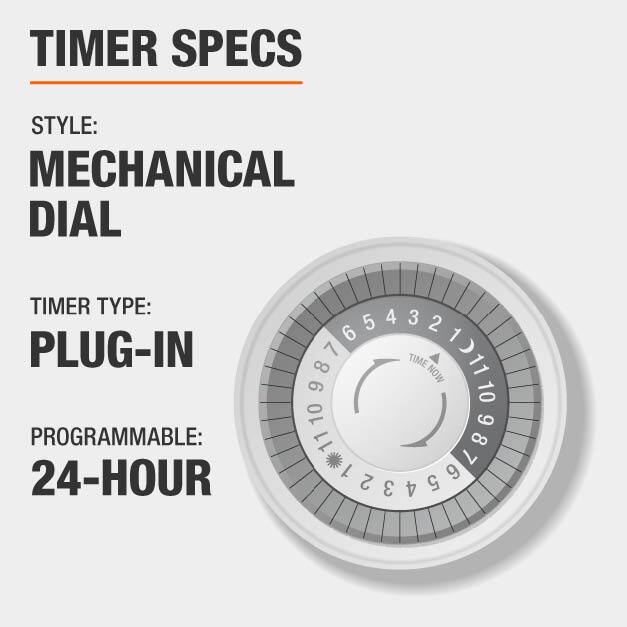 Outdoor Timer Switch DEWENWILS 2-Pack - Dusk To Dawn & Countdown Plug ...