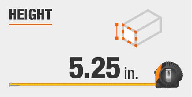 Pavestone RumbleStone 10.5 in. x 3.5 in. x 5.25 in. Cafe Concrete Edger ...