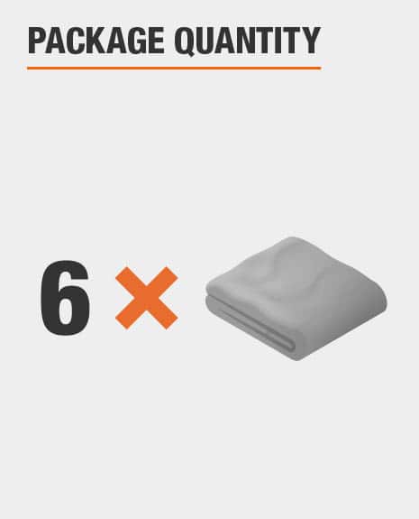 HDX 9 ft. x 12 ft. Clear Plastic Drop Cloths (6-Pack) DCHD-07-6 - The ...