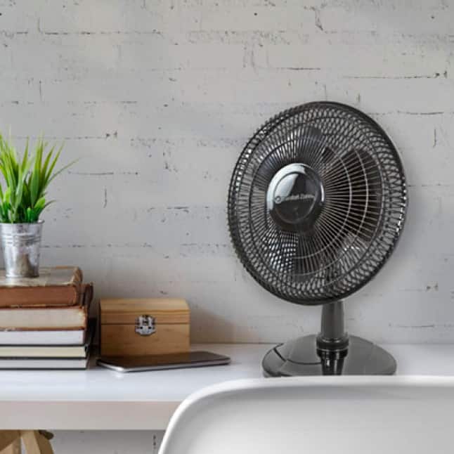 Comfort Zone 9 in. 3-Speed Expandable Reversible Twin Window Fan with ...