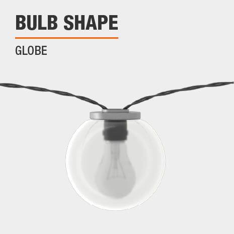 Hampton Bay 10-Light 225 in. Solar Integrated LED Assorted Color Round ...