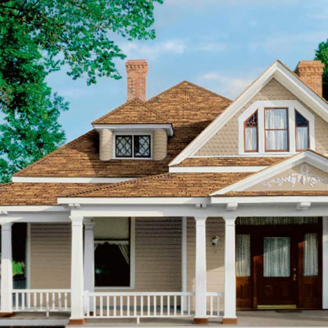 Owens Corning Supreme Teak Algae Resistant 3-Tab Roofing Shingles (33.3 ...