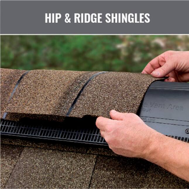 Owens Corning ProEdge Teak Hip and Ridge Asphalt Roofing Shingles (33 ...