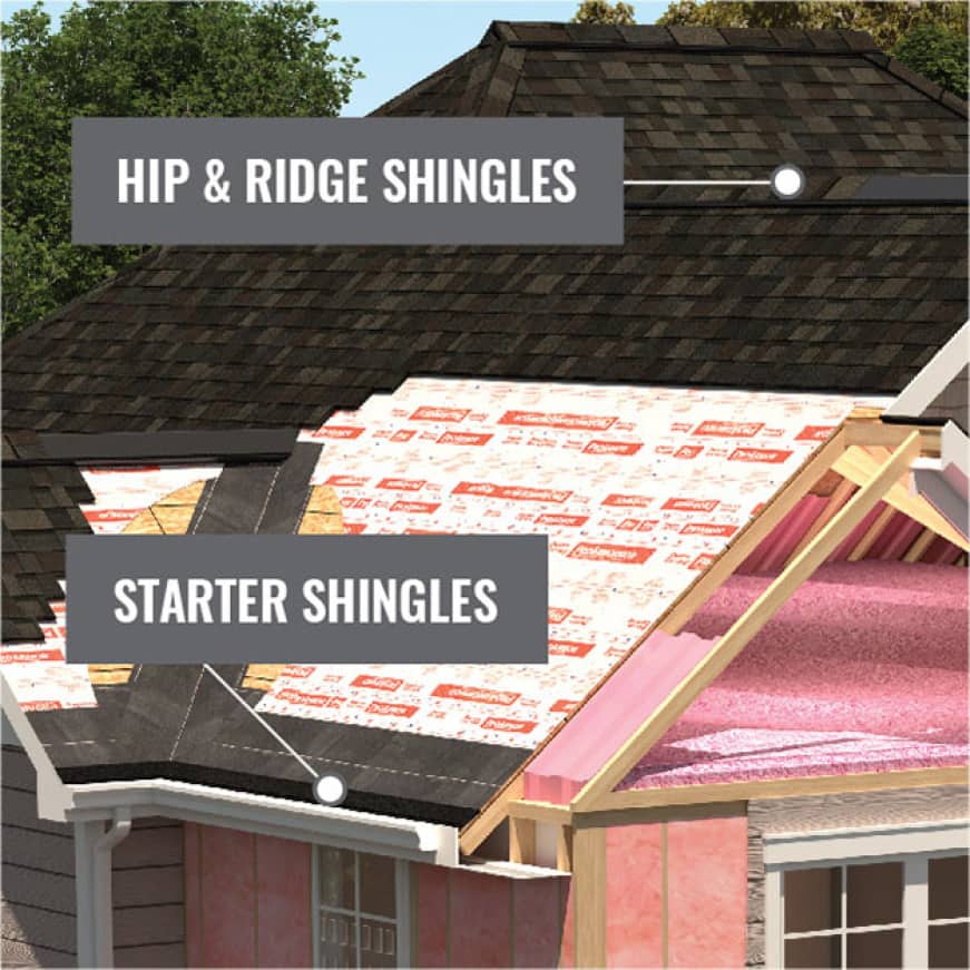 Owens Corning RIZERidge Brownwood Algae ResistantHip and Ridge Roofing ...