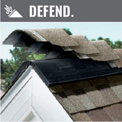 Owens Corning VentSure 7 in. x 20 ft. Ridge Vent Rigid Roll with ...