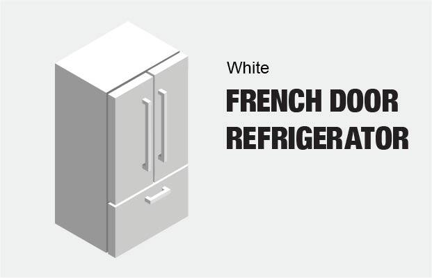KitchenAid 20 cu. ft. French Door Refrigerator in White, Counter Depth ...