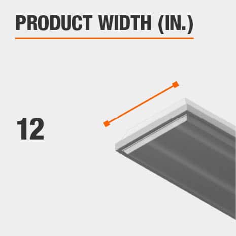 Commercial Electric 1 ft. x 1 ft. White LED Edge-Lit Flat Panel Flush ...