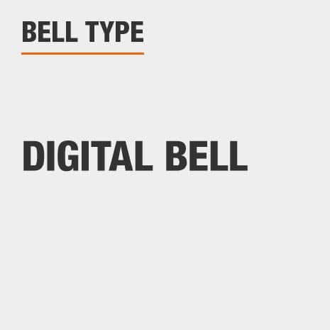 Hampton Bay Wireless Battery Operated Tabletop Doorbell Kit with LED ...