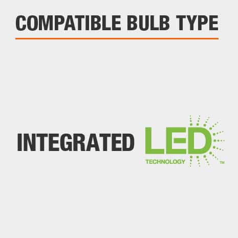 Hampton Bay Bronze Integrated LED Shepherds Hook Outdoor Solar Path ...