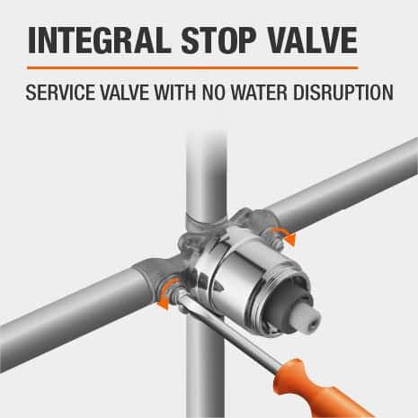 Glacier Bay Builders Single Handle 1-Spray Shower Faucet 1.8 GPM with ...