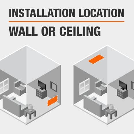 Everbilt 8 in. x 8 in. 4-Way Steel Wall/Ceiling Register in White ...