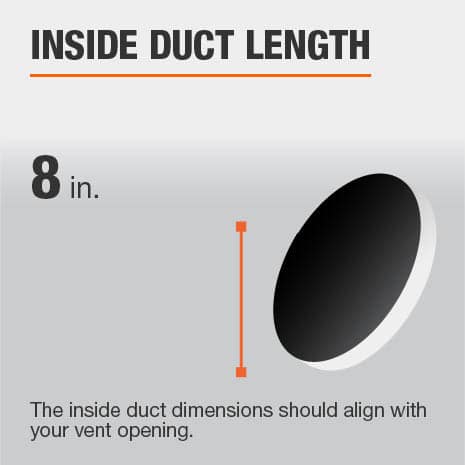 Everbilt 8 in. Steel Round Diffuser in White E80008 - The Home Depot