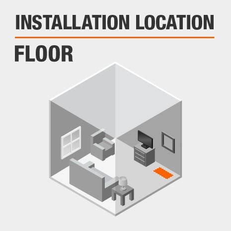 Everbilt 2 in. x 10 in. 2-Way Steel Toe-Kick Floor Grille in White ...