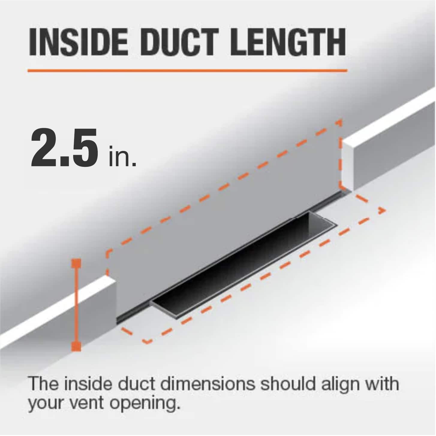 Everbilt 18 in. 3-Way Steel Baseboard Diffuser Supply in White E118SW ...