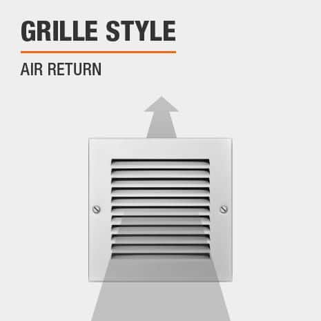 Everbilt 12 in. x 12 in. Aluminum Fixed Bar Return Air Filter Grille in ...