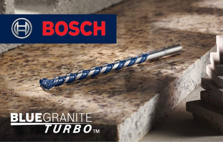 Bosch 1 4 In X 4 In X 6 In Bluegranite Turbo Carbide Hammer Drill