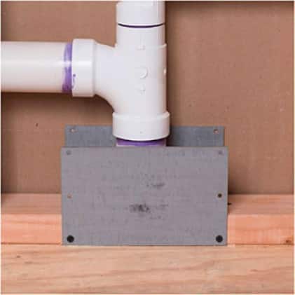 Oatey 3-1/2 in. x 6 in. 16-Gauge Stud Guard Safety Plate 33569 - The ...