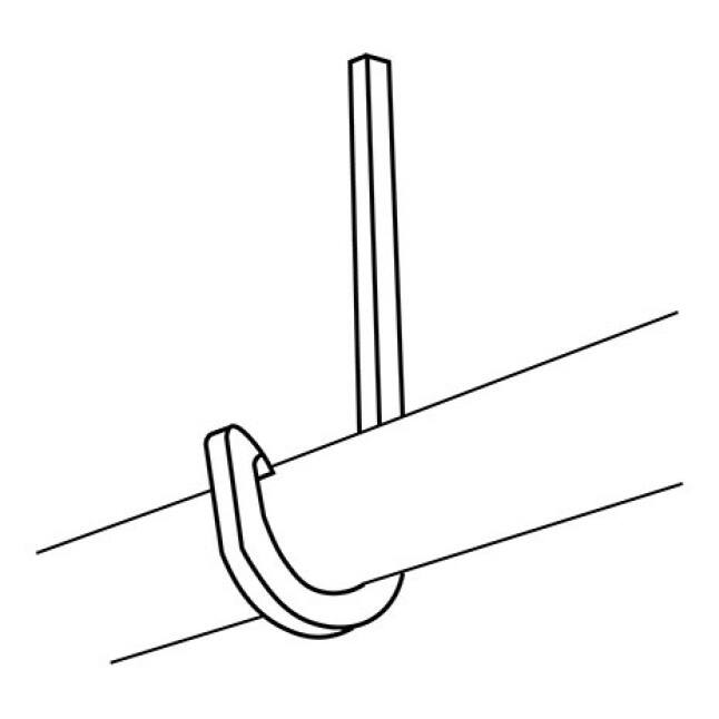 Oatey Pipe Support Bracket with 1/2 in. Insulator Pipe Clamps 33541 ...
