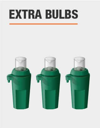 GE Stay Bright LED 5.5 in. 50-Light Warm White Decorative Super Sphere ...