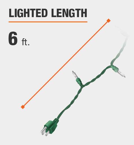 Home Accents Holiday 300-Light LED Smooth Mini Net Light Super Bright ...