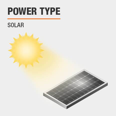 Hampton Bay 6 in. x 6 in. Outdoor Golden Bronze Solar Integrated LED ...