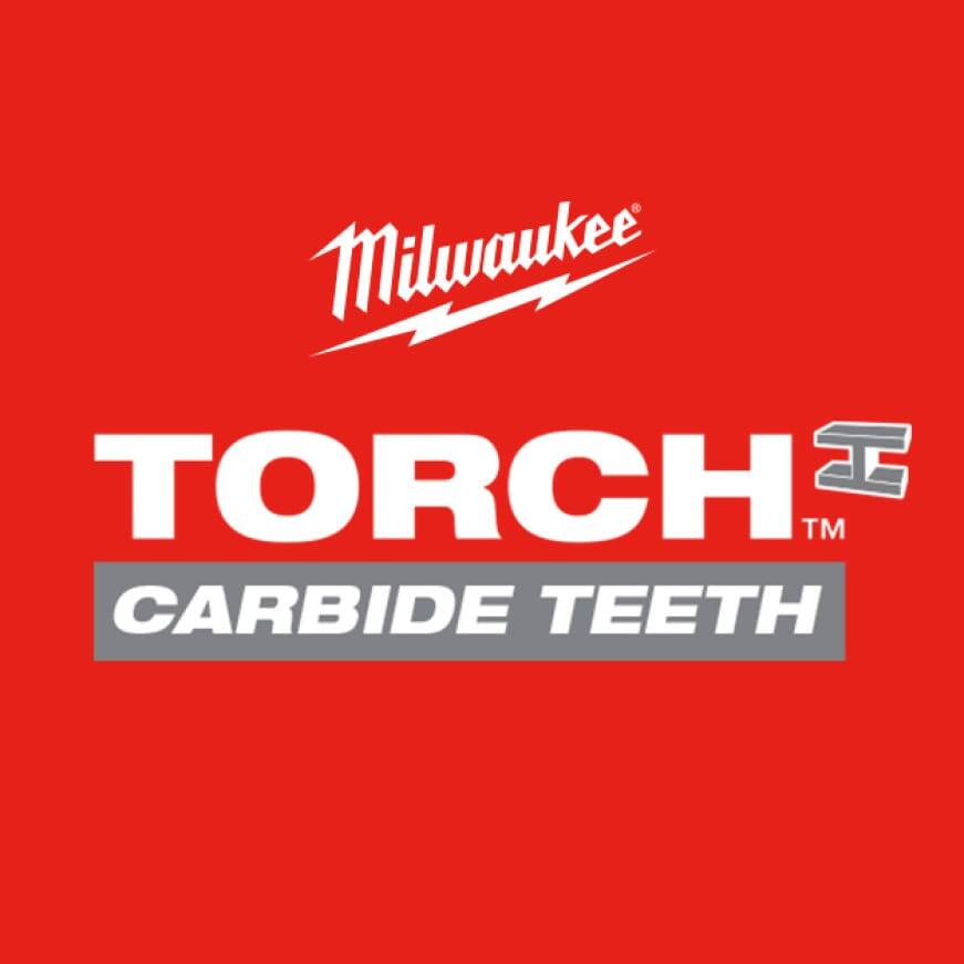 Milwaukee 12 in. 8 TPI TORCH Carbide Teeth Thick Metal Cutting SAWZALL ...