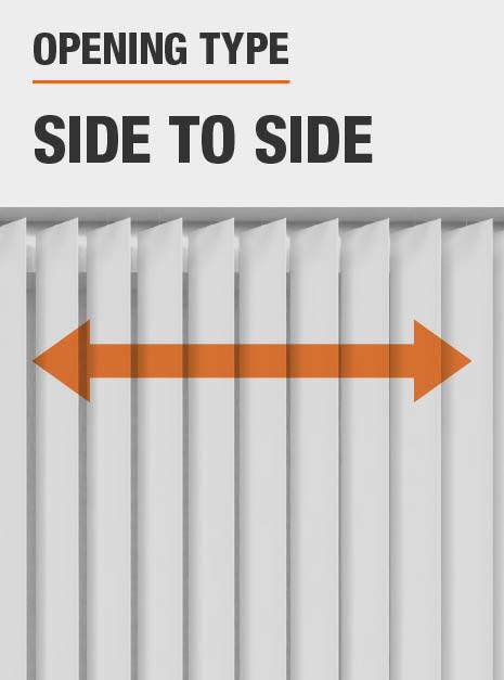 Home Decorators Collection Crown Ivory Cordless Smooth Vertical Louvers ...