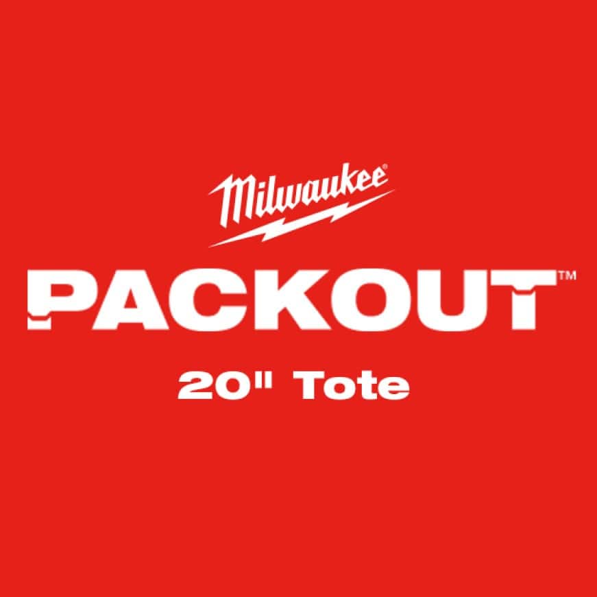 Milwaukee 20 in. PACKOUT Tote with Screwdriver Set (8-Piece) 48-22-8320 ...