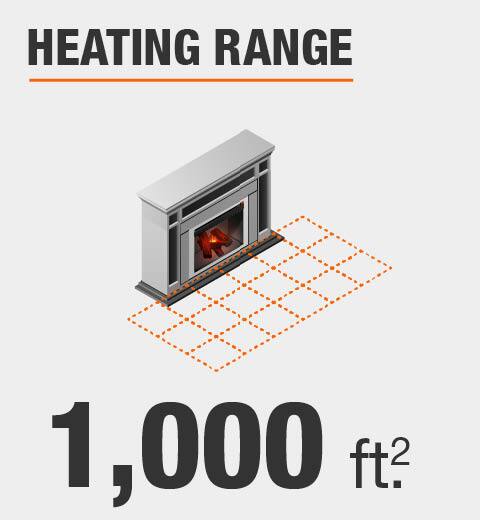 Home Decorators Collection Edenfield 70 in. Freestanding Infrared ...