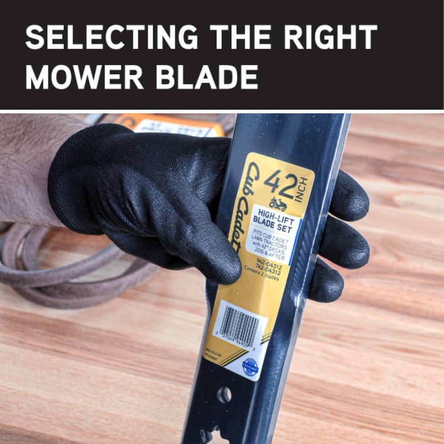 Cub Cadet Original Equipment Low Lift Sand Blade Set for Select 42 in ...