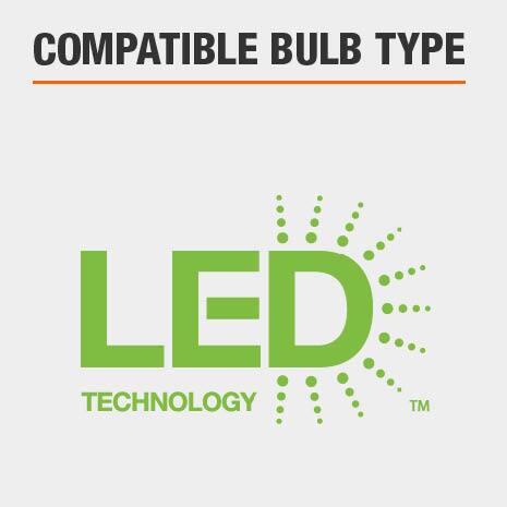 Hampton Bay Solar Bronze Diecast Outdoor Integrated LED 2700K 15-Lumens ...