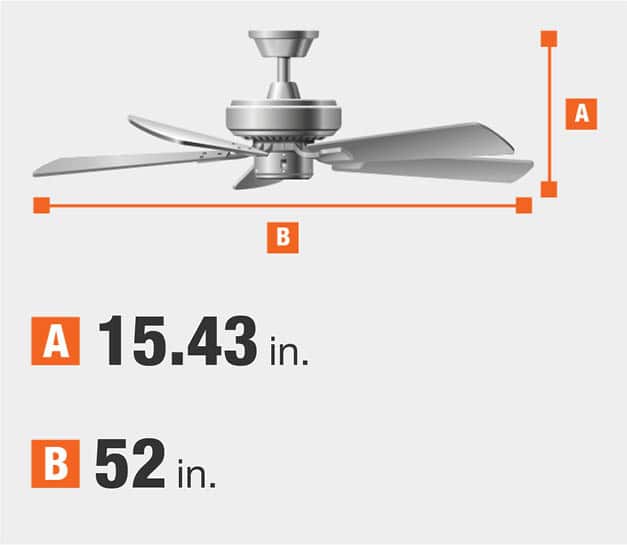 Home Decorators Collection SW1422-52in-BN Merwry 52 in. Integrated LED ...