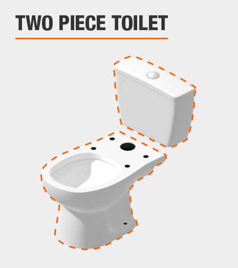 Glacier Bay 10 in. Rough-in 2-Piece 1.28 GPF High Efficiency Single ...