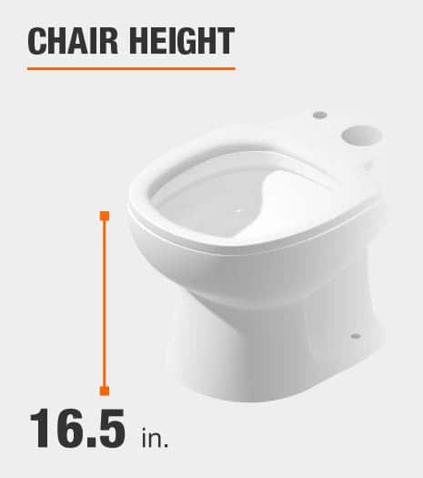 Glacier Bay 10 in. Rough-in 2-Piece 1.28 GPF High Efficiency Single ...