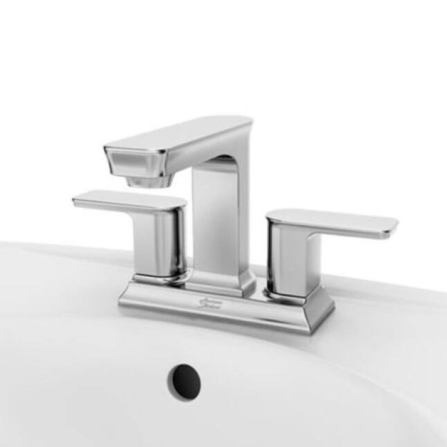 American Standard Forsey 4 in. Centerset 2-Handle Bathroom Faucet with ...