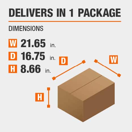 StyleWell Amerlin 1 Drawer Shadow Gray Wood Nightstand (18 in W. X 26 ...